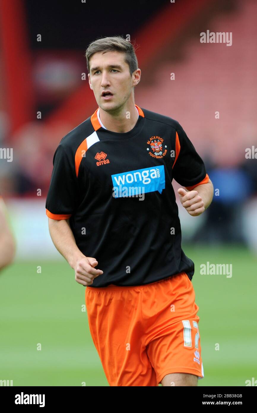 Blackpool's Chris Basham Stock Photo - Alamy