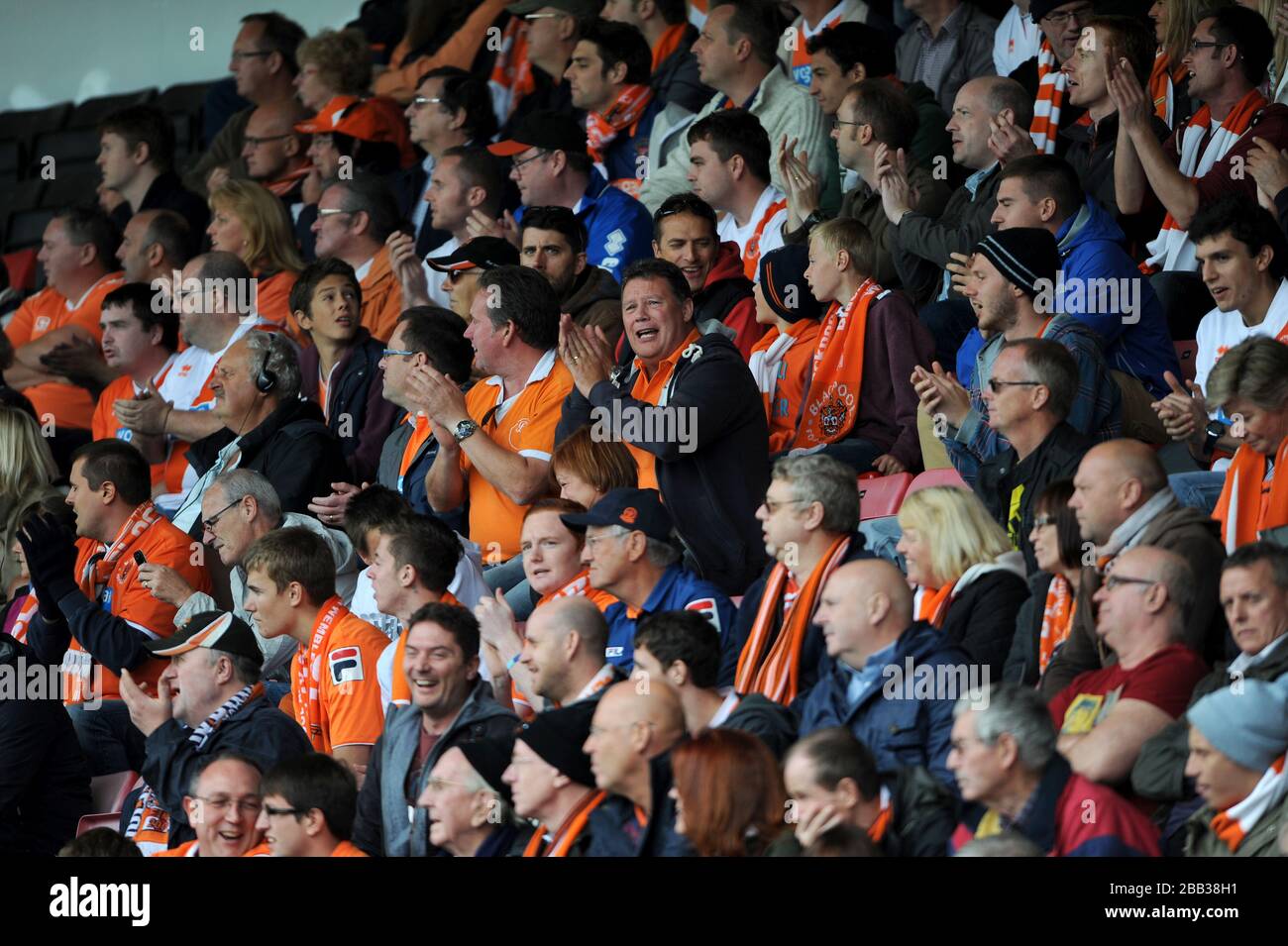 Blackpool fans show their support hi-res stock photography and images ...