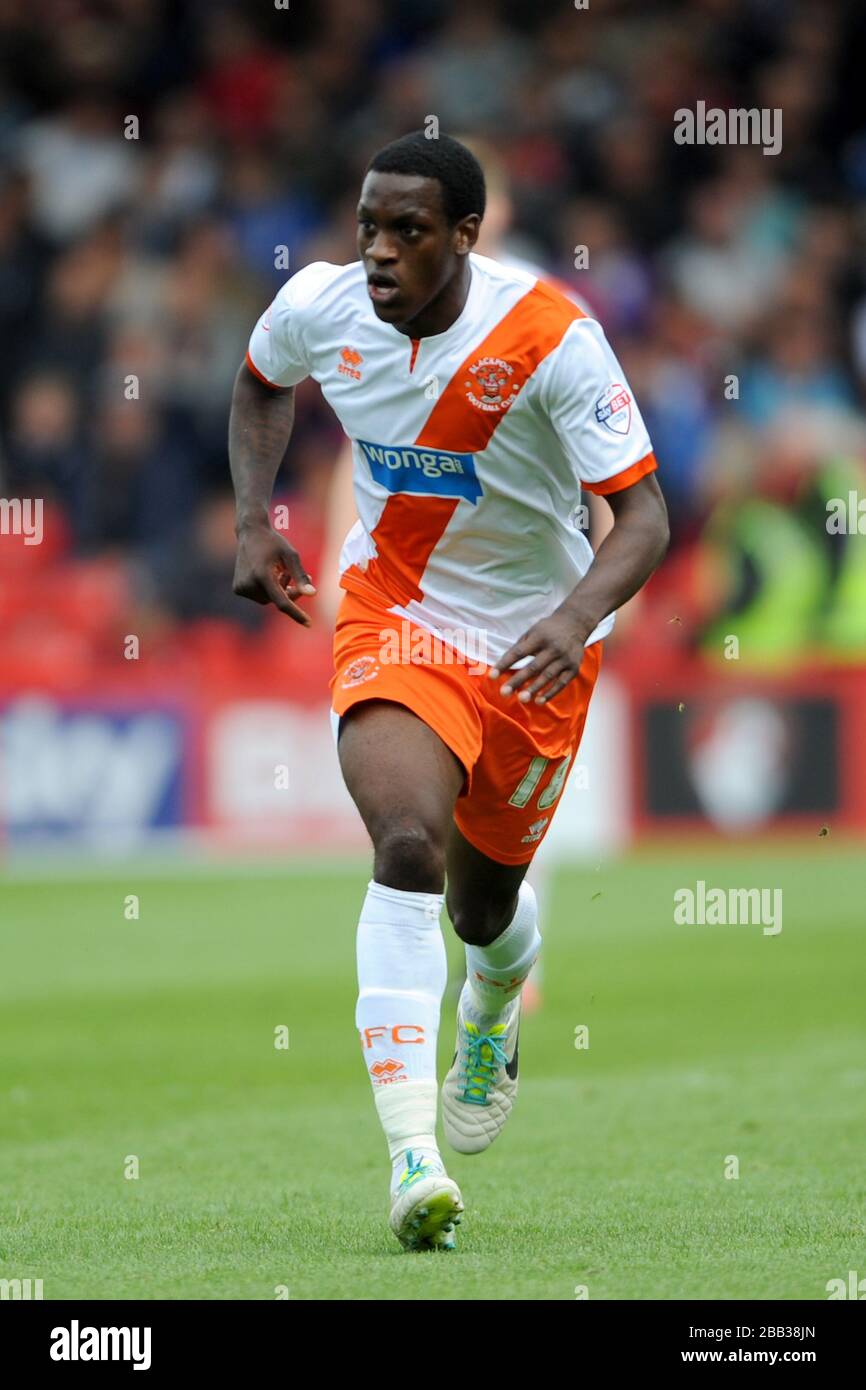 Blackpools isaiah osbourne hi-res stock photography and images - Alamy