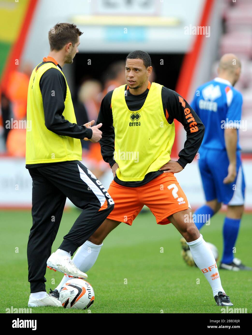 Blackpool's Nathan Tyson (right Stock Photo - Alamy