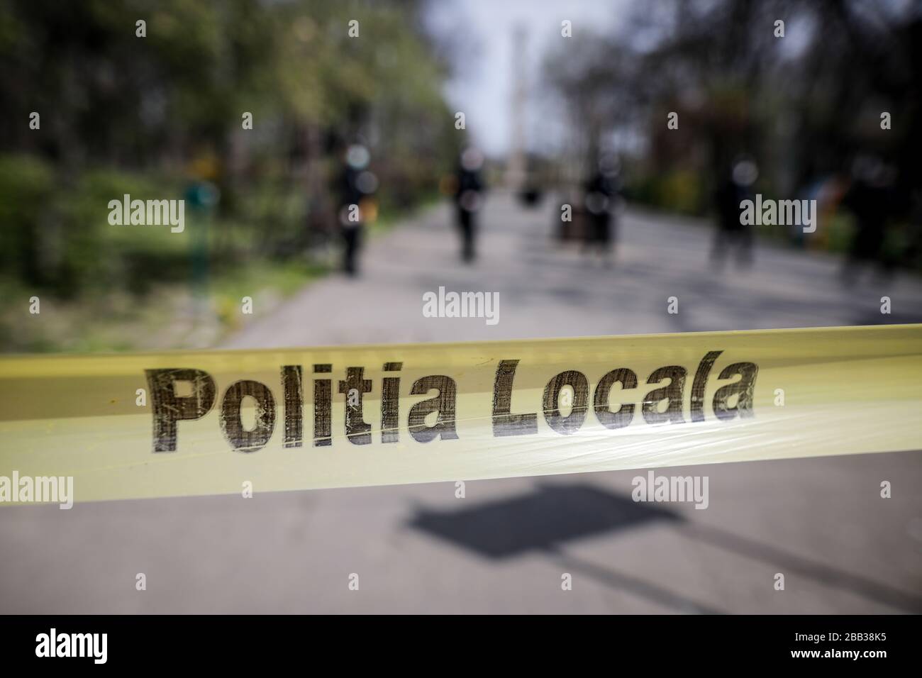 Uniform police tape hi-res stock photography and images - Alamy