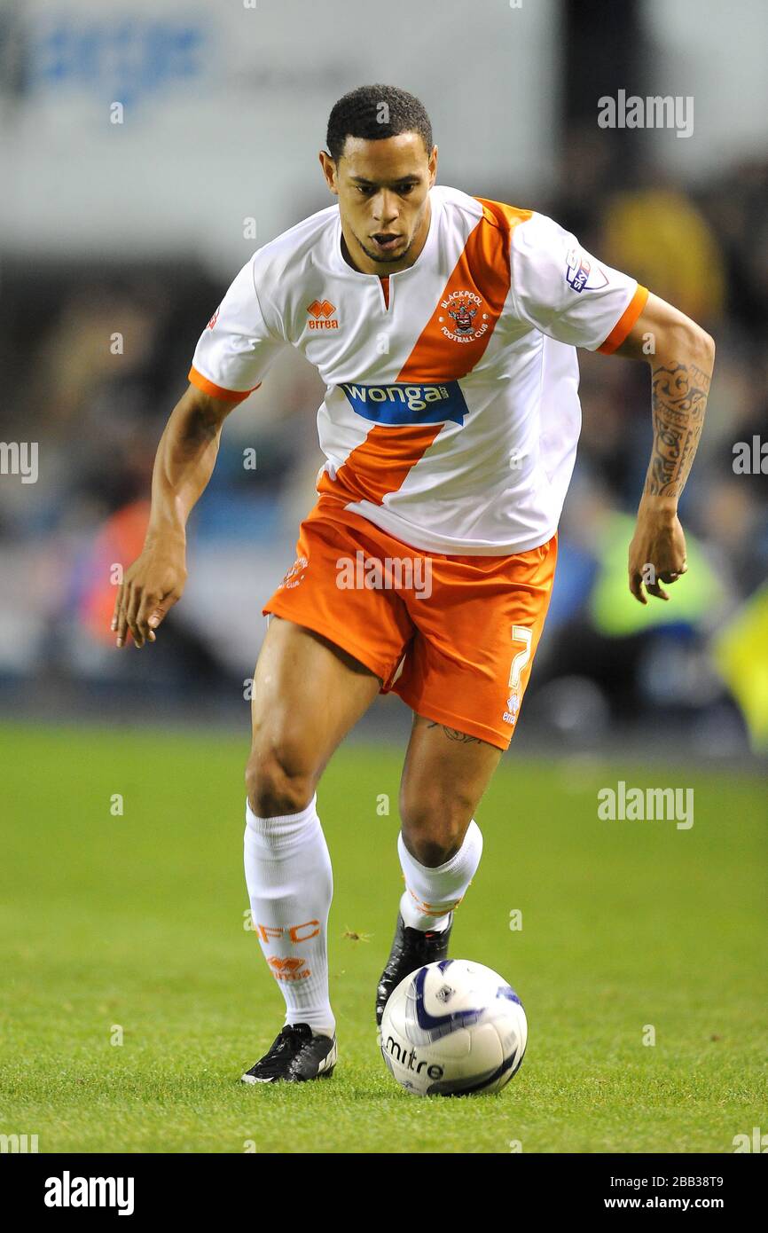 Nathan Tyson, Blackpool Stock Photo - Alamy