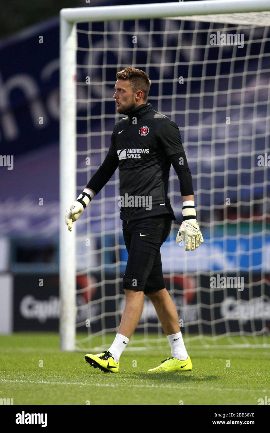 Charlton Athletic goalkeeper Ben Hamer Stock Photo - Alamy