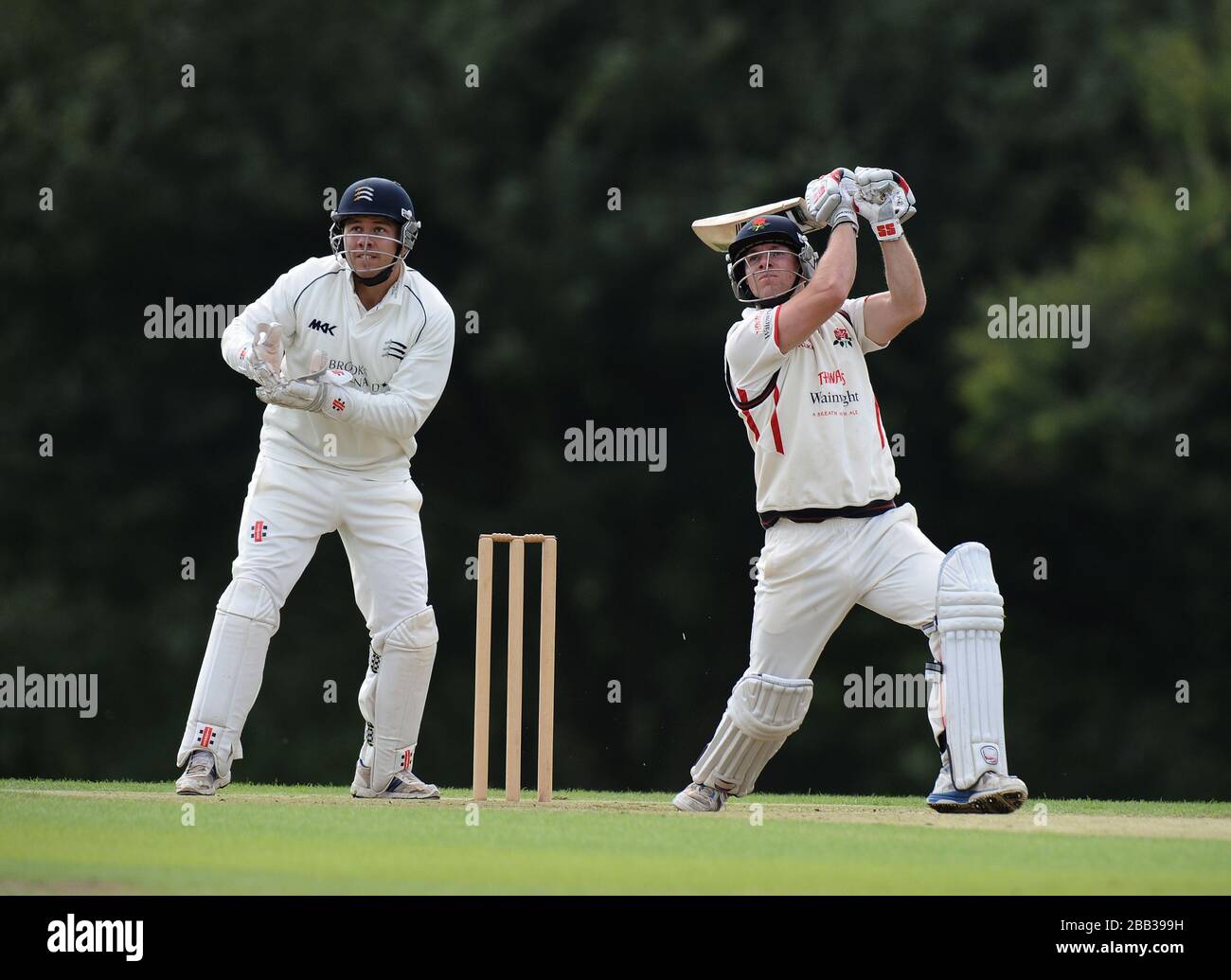 Lancashire's Steven Croft batting during the Second XI Championship ...