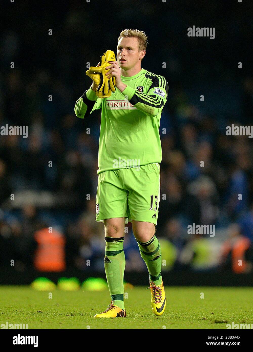 David Stockdale, Fulham goalkeeper Stock Photo - Alamy