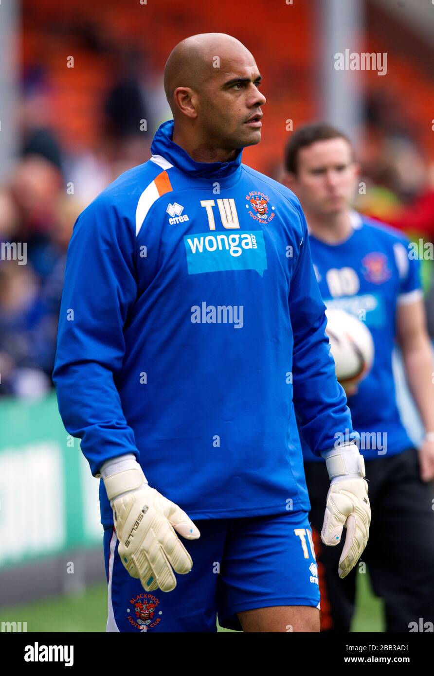 Tony Warner, Blackpool goalkeeper Coach Stock Photo - Alamy