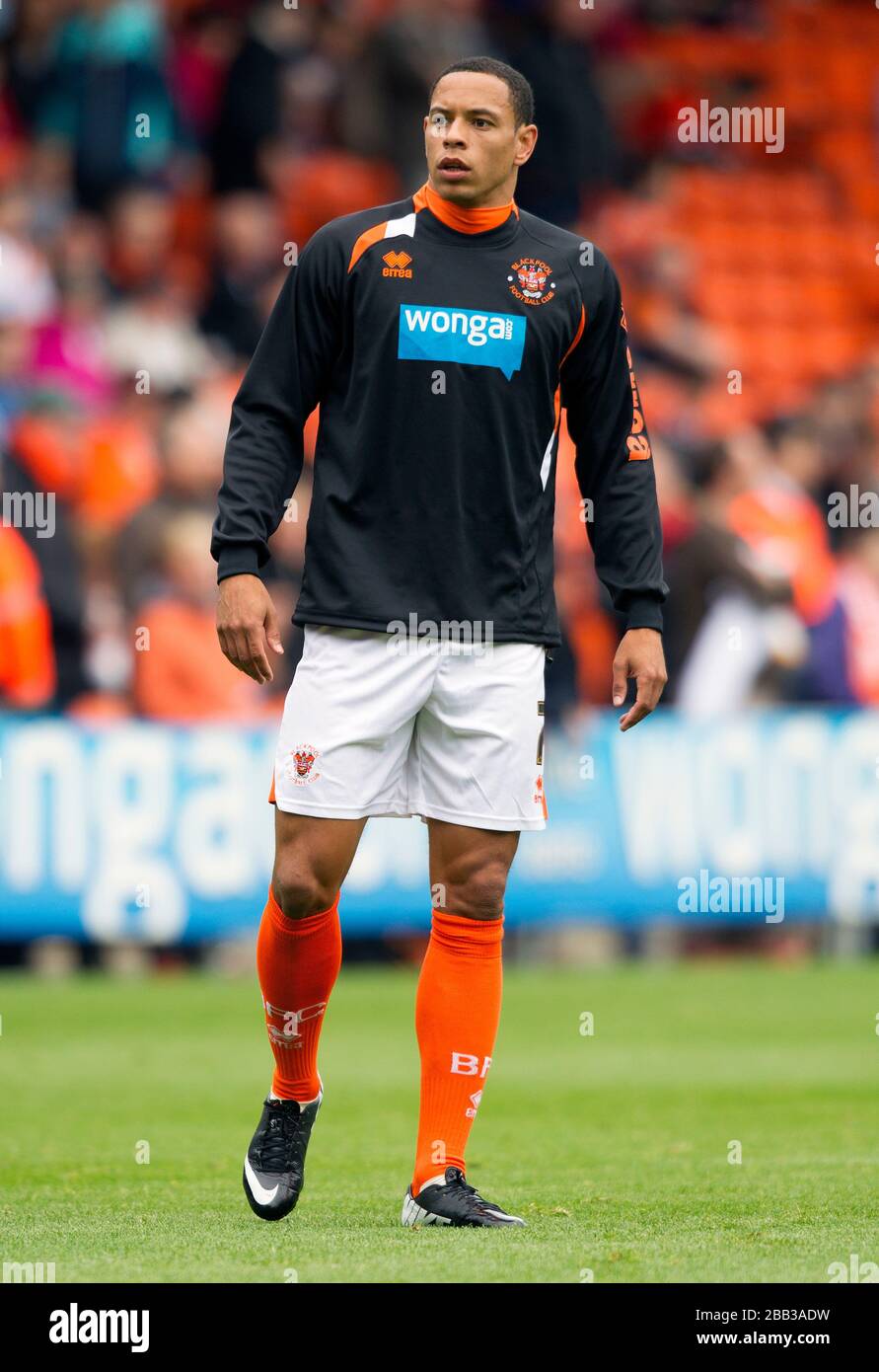 Nathan Tyson, Blackpool Stock Photo - Alamy