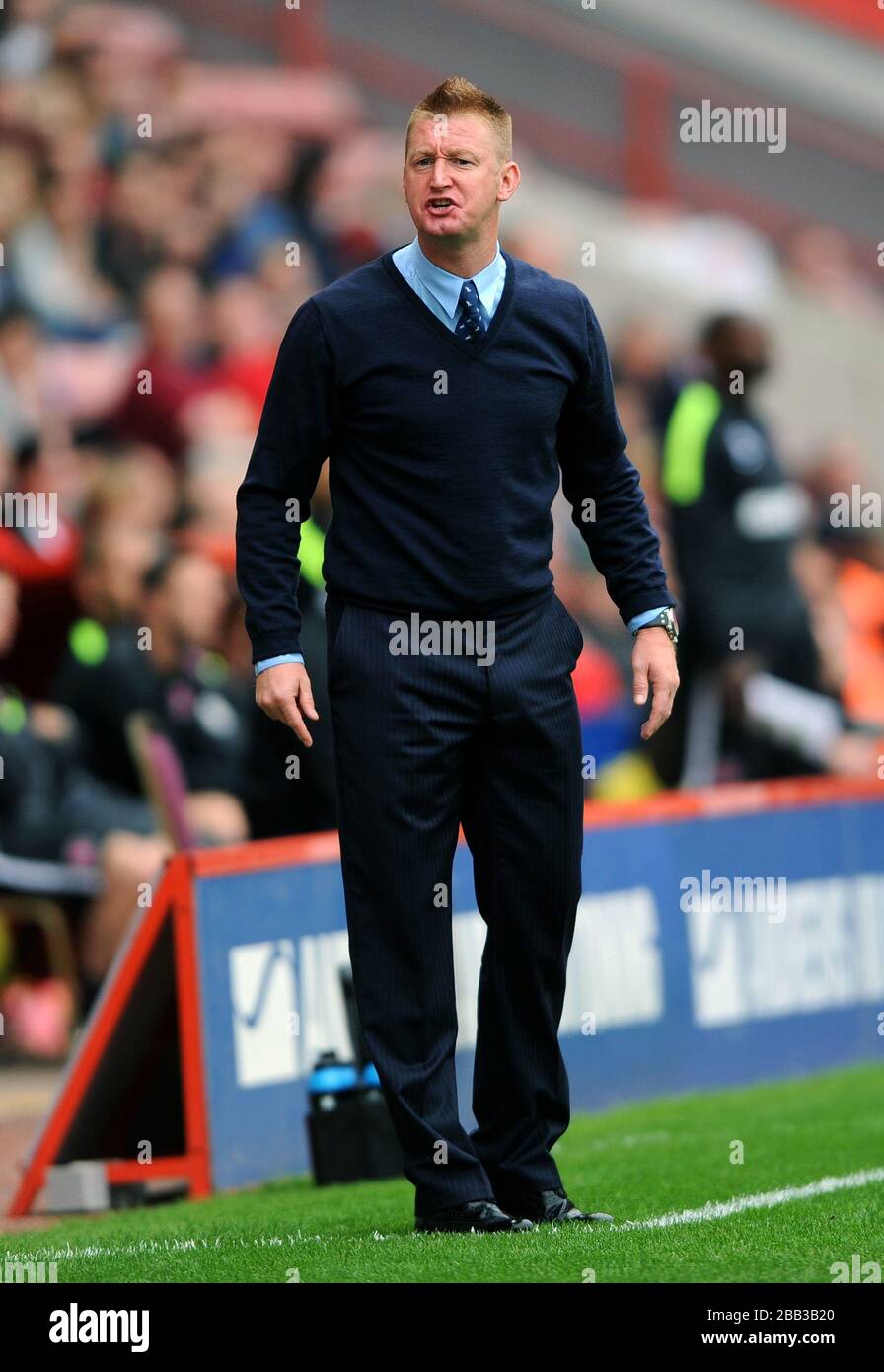 Millwall's manager Steve Lomas Stock Photo - Alamy