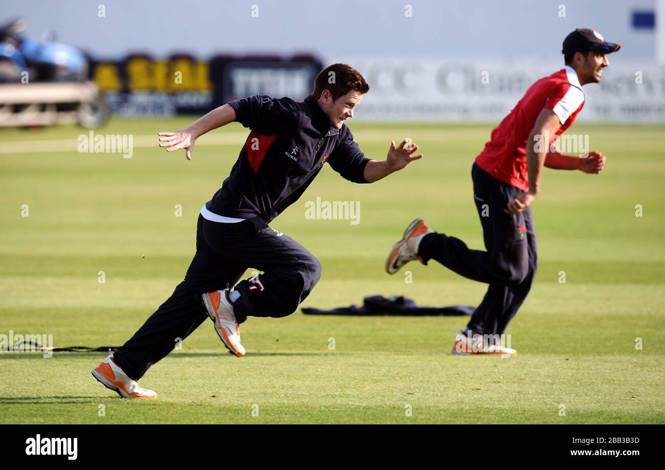 Lancashire's Alex Davies Stock Photo - Alamy