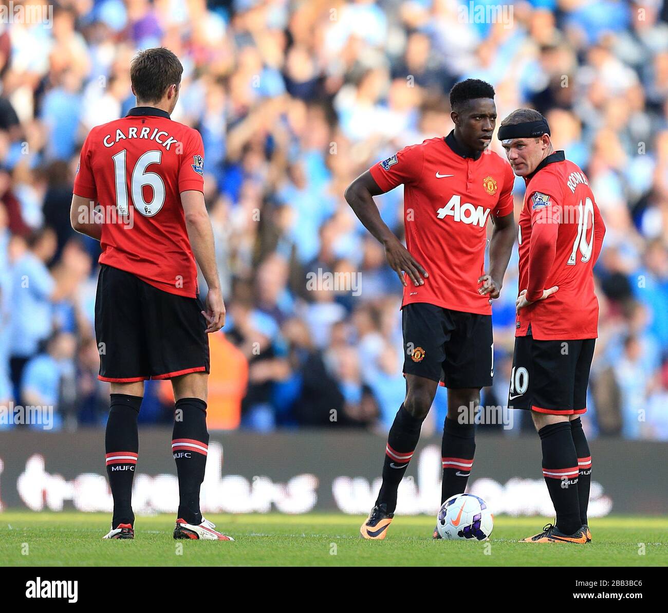 Manchester uniteds danny welbeck centre hi-res stock photography and ...