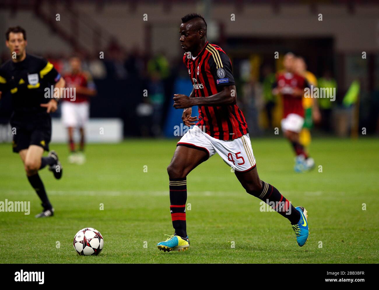 AC Milan's Mario Balotelli Stock Photo - Alamy