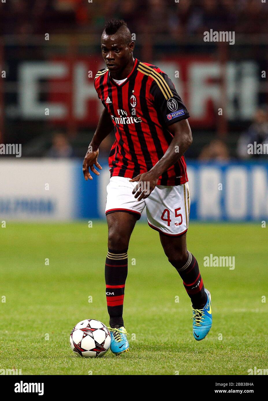AC Milan's Mario Balotelli Stock Photo - Alamy