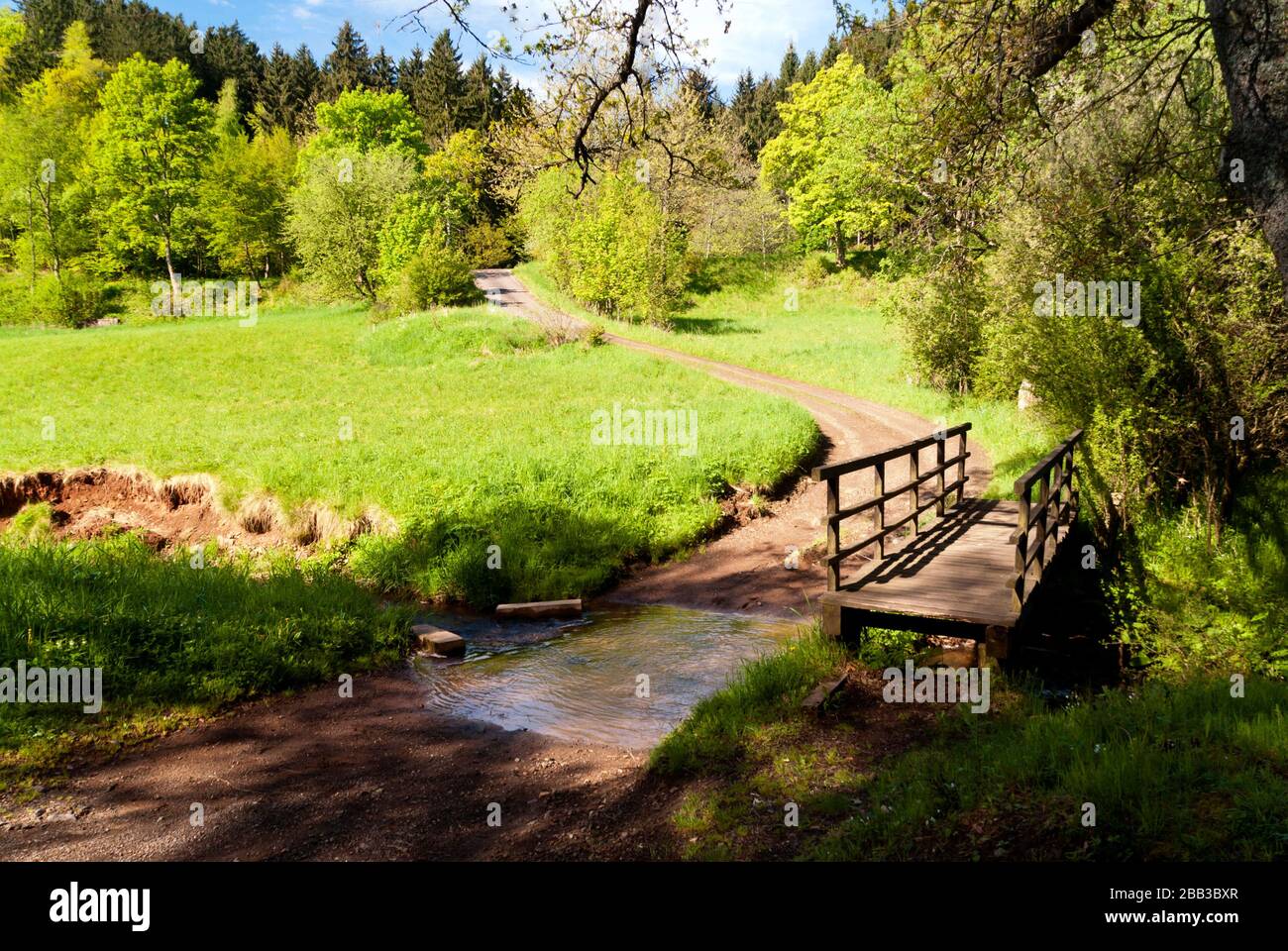 On the Hiking Trail Eifelsteig in the Eifel, Germany Stock Photo - Alamy