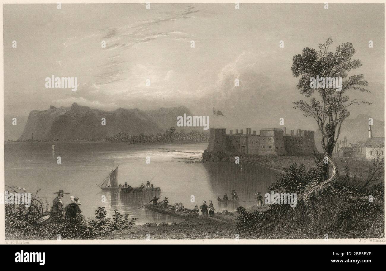 William bartlett engraving hi-res stock photography and images - Alamy