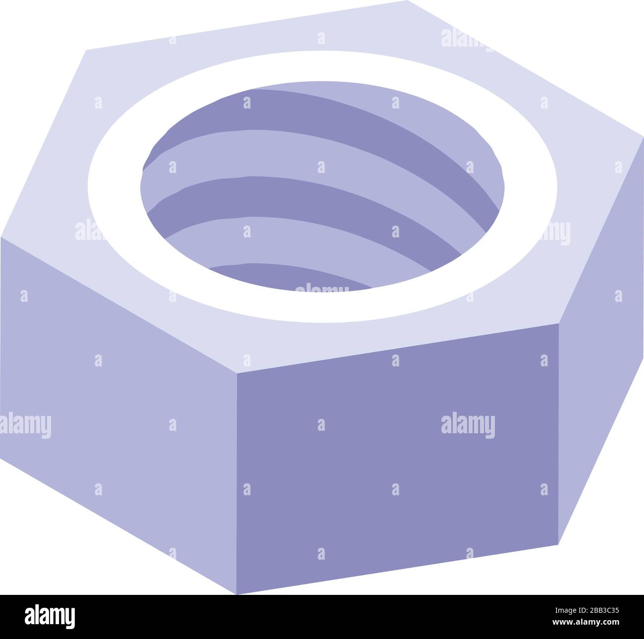 Metal bolt icon, isometric style Stock Vector Image & Art - Alamy