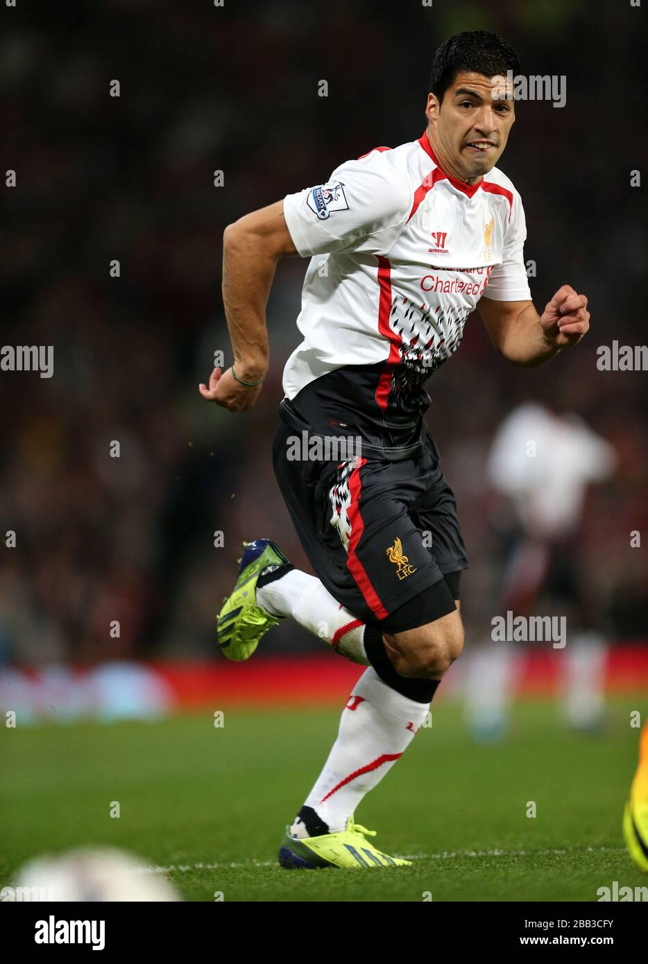 Liverpool's Luis Suarez in action Stock Photo - Alamy