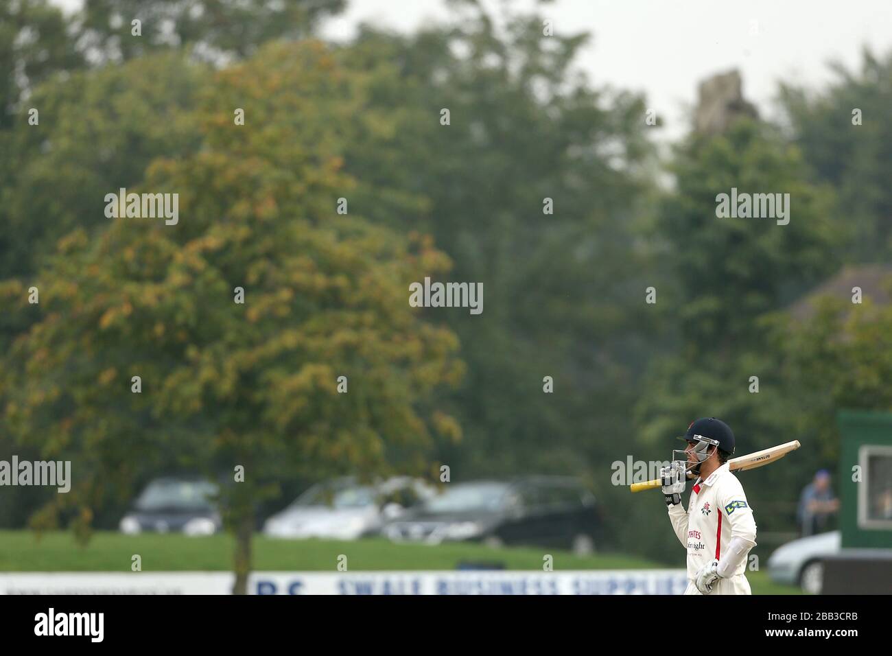 Lancashire's Stephen Parry in action Stock Photo - Alamy