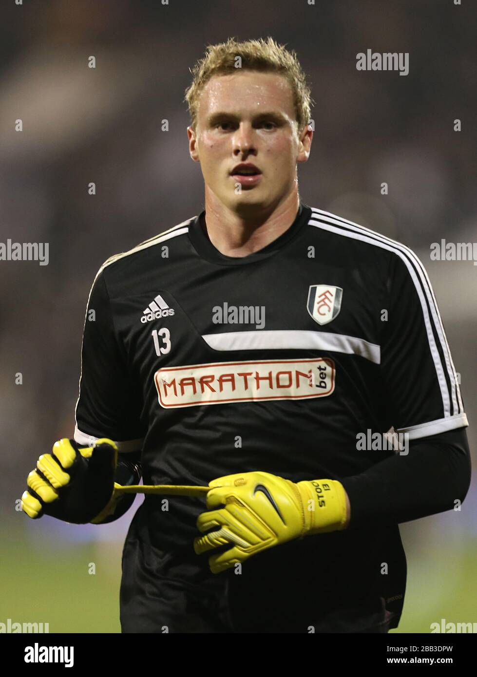 Goalkeeper David Stockdale, Fulham Stock Photo - Alamy