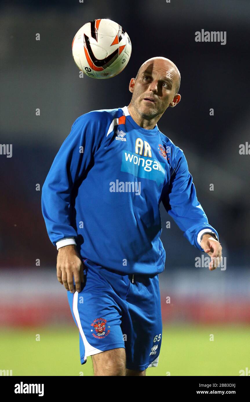 First Team Coach Alex Rae, Blackpool Stock Photo - Alamy