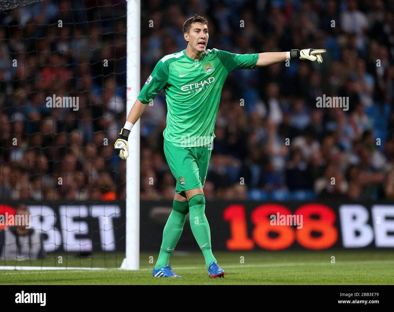 Costel Pantilimon, Manchester City goalkeeper Stock Photo - Alamy