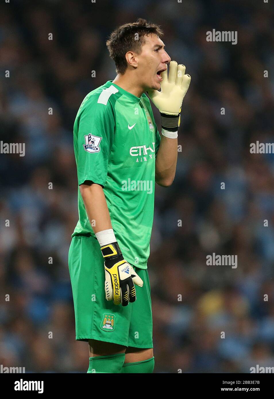 Costel Pantilimon, Manchester City goalkeeper Stock Photo - Alamy