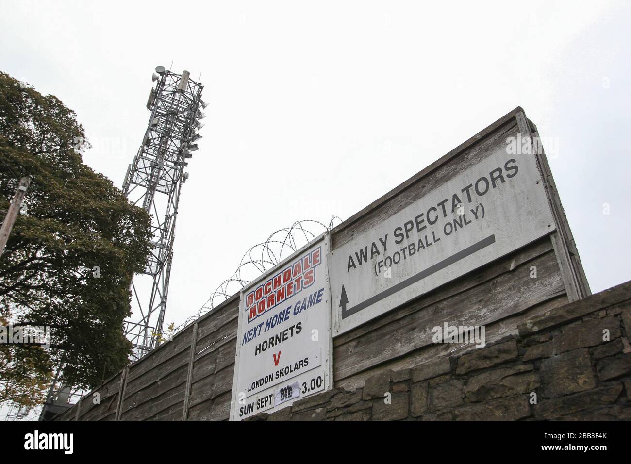 Rochdale ground general view hi-res stock photography and images - Alamy