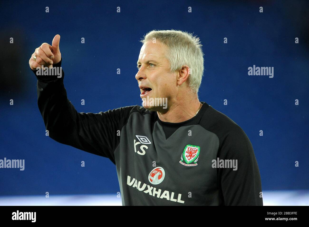 Kit Symons, Wales assistant manager Stock Photo - Alamy