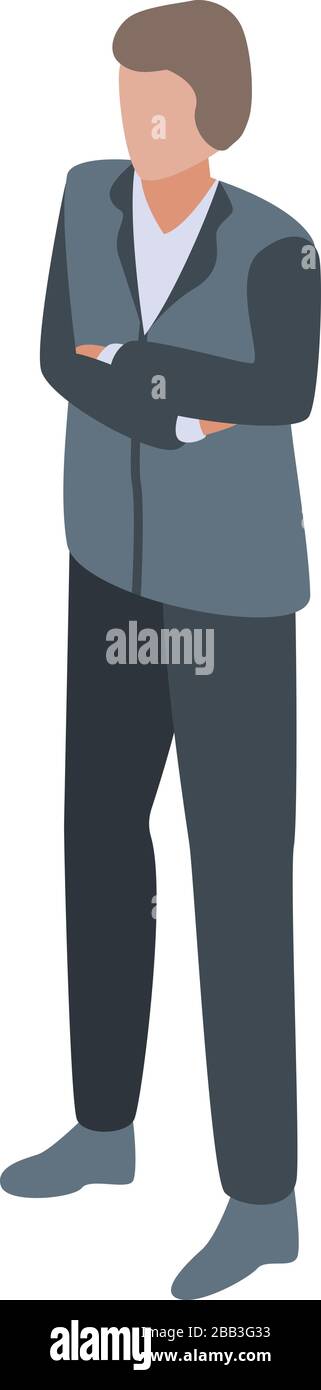 Office manager icon, isometric style Stock Vector Image & Art - Alamy