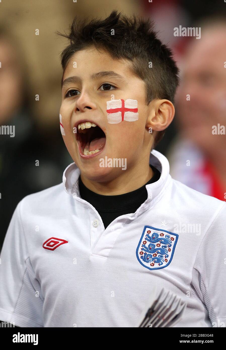 An england fan in the stands hi-res stock photography and images - Alamy