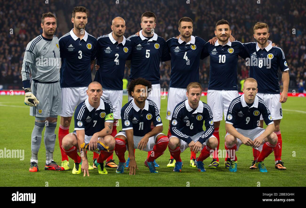 Scotland team group Stock Photo - Alamy