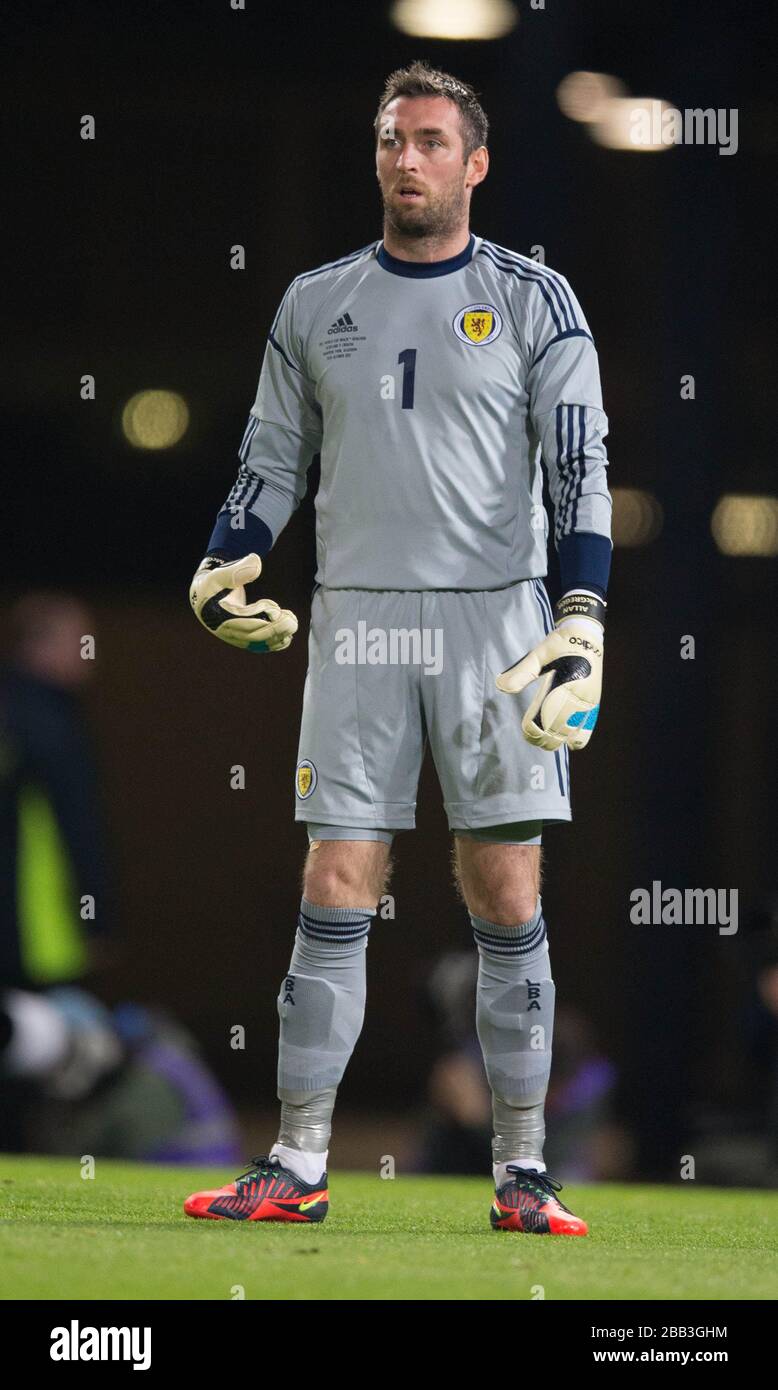 Scotland goalkeeper Allan McGregor Stock Photo - Alamy