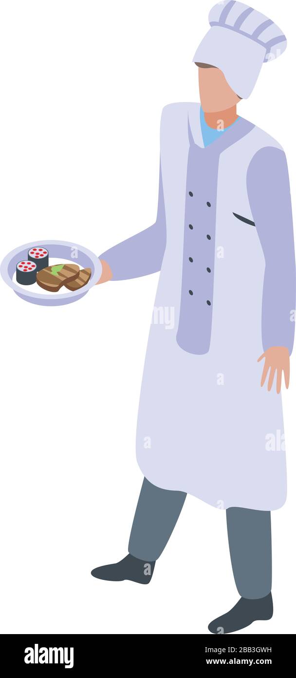 Chief-cooker icon, isometric style Stock Vector Image & Art - Alamy