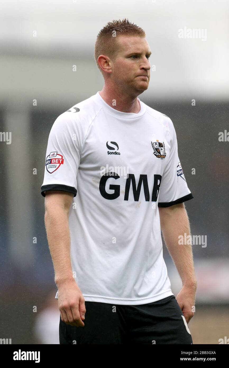 Chris Robertson, Port Vale Stock Photo - Alamy