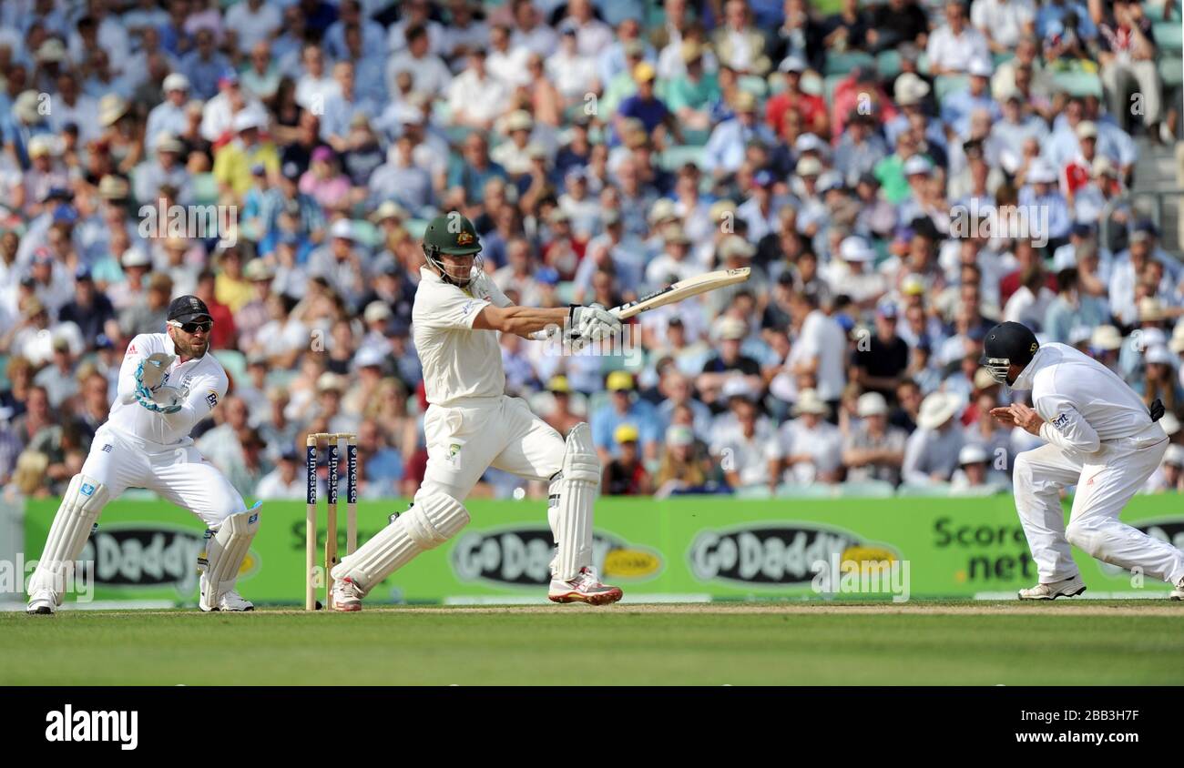 Australia's Shane Watson bats during day one of the Fifth Investec ...