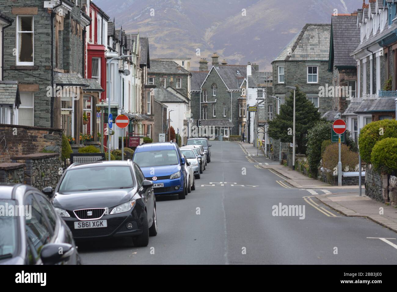 Southey street Keswick Stock Photo - Alamy