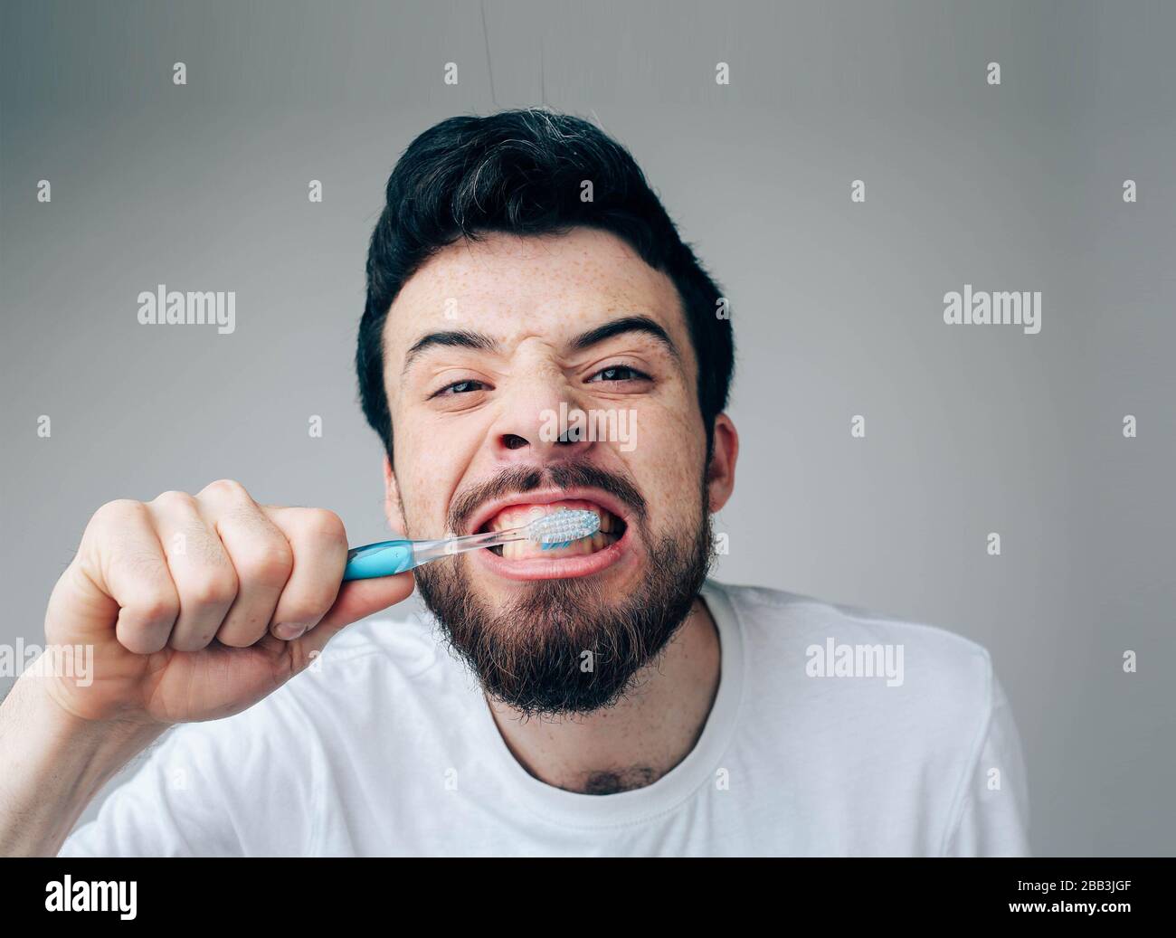 Hand over mouth close up adult hi-res stock photography and images - Alamy
