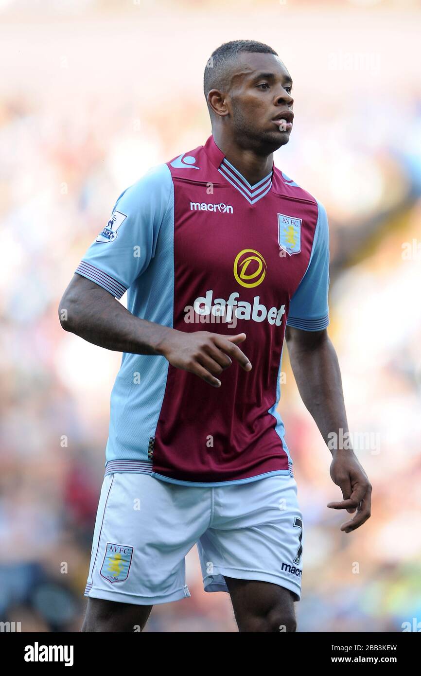 Leandro Bacuna, Aston Villa Stock Photo - Alamy