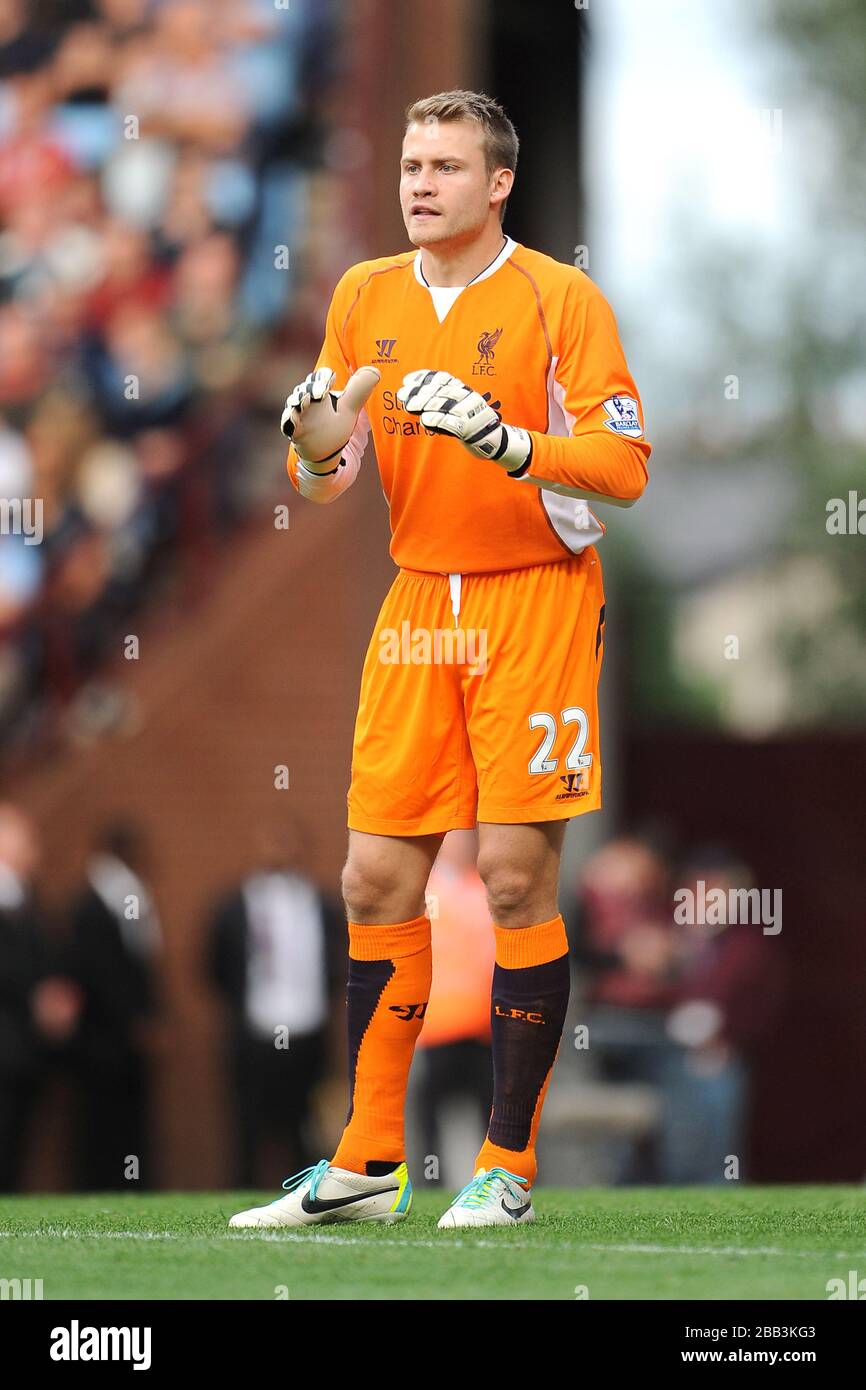 Simon Mignolet, Liverpool goalkeeper Stock Photo - Alamy