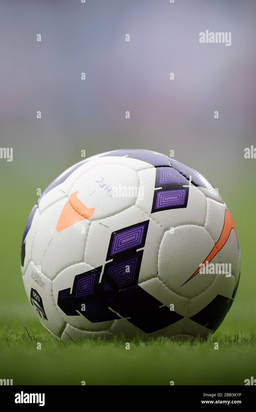 A close up of a match ball Stock Photo - Alamy