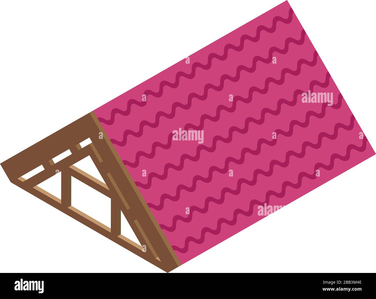 Shingle roof icon, isometric style Stock Vector Image & Art - Alamy