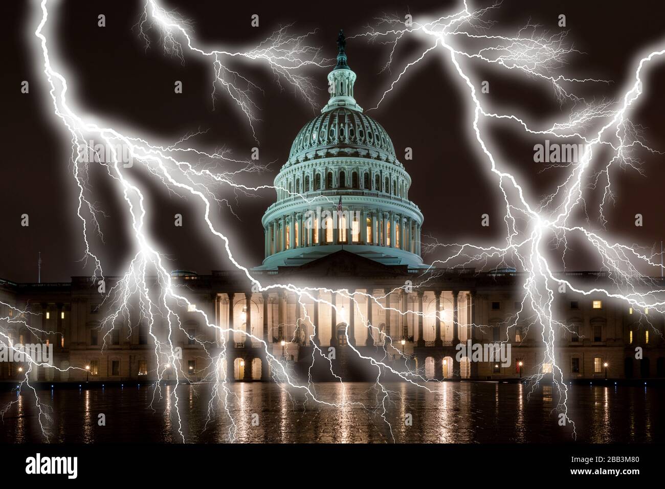 Lightning washington dc hi-res stock photography and images - Alamy