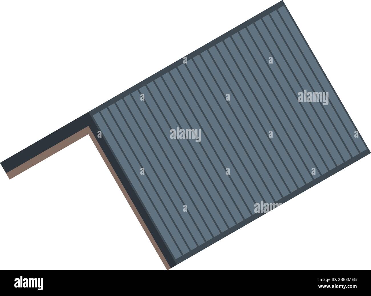 Metal roof icon, isometric style Stock Vector Image & Art - Alamy