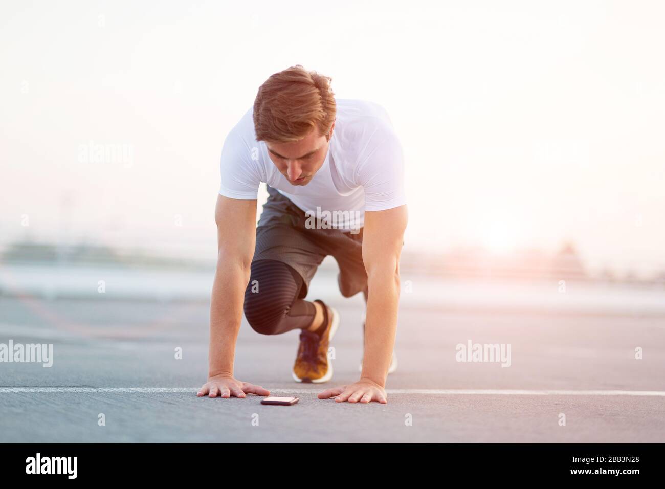 Man running exercising summer not woman hi-res stock photography and ...