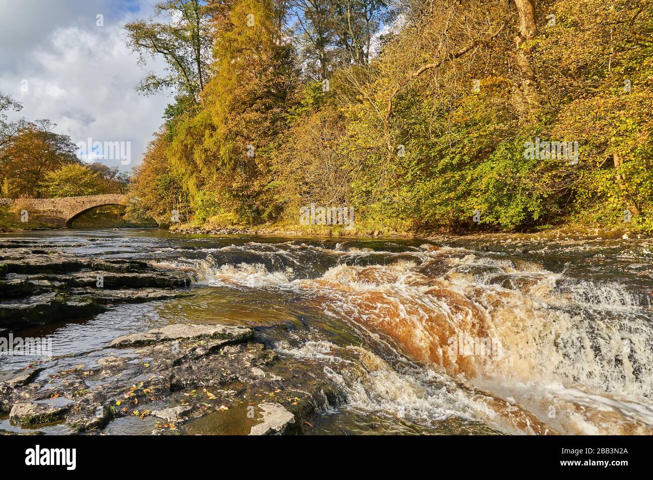 Stainforth force waterfall hi-res stock photography and images - Alamy