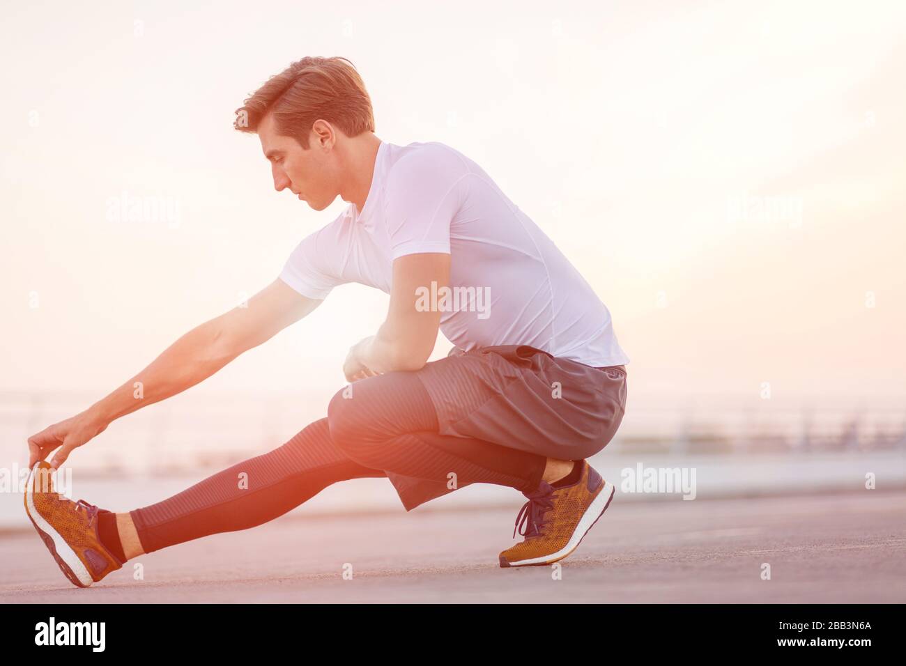 Man running exercising summer not woman hi-res stock photography and ...