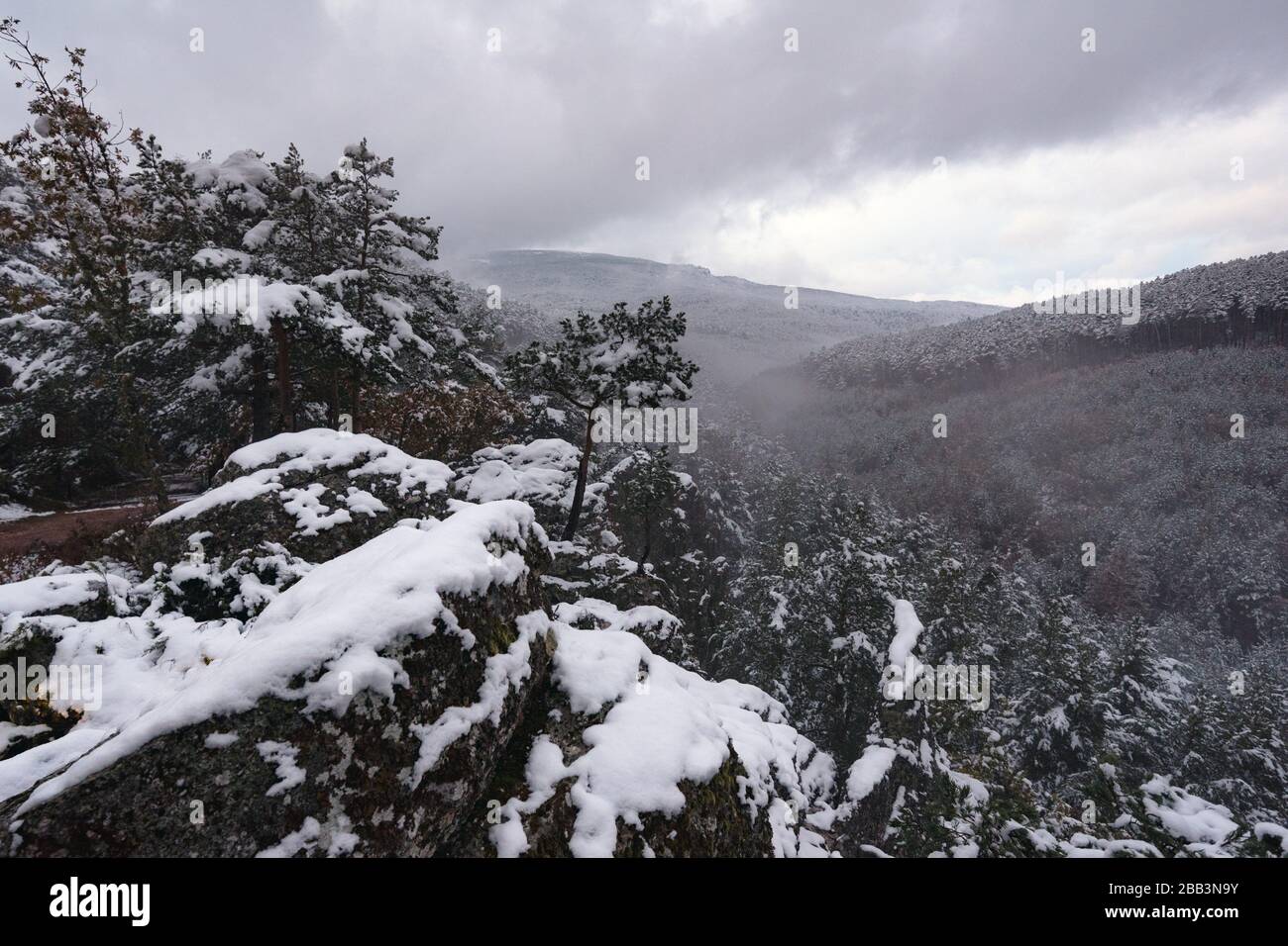 Beautiful snow snowy landscape hi-res stock photography and images - Alamy