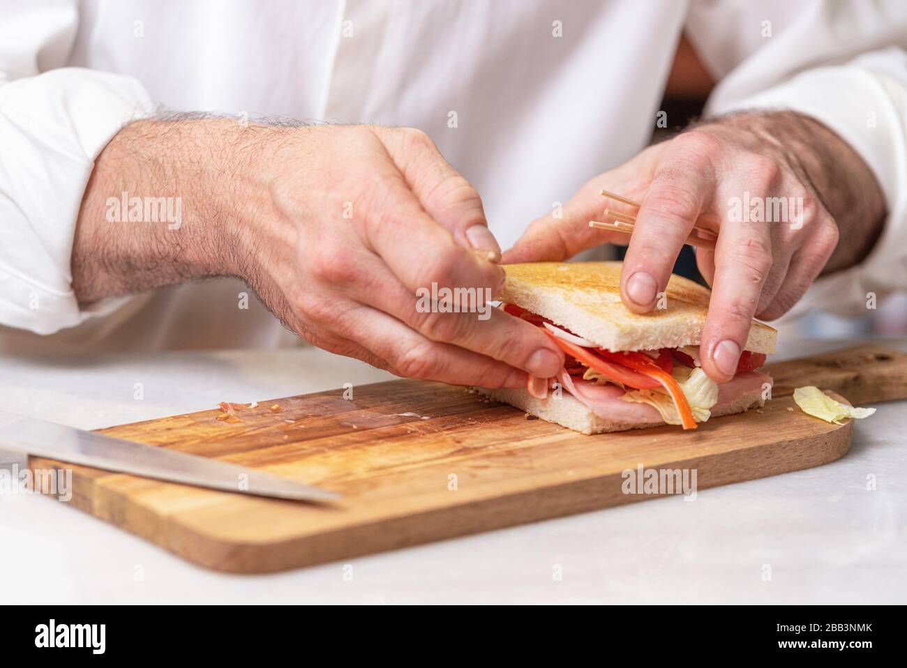 Human sandwich board hi-res stock photography and images - Alamy