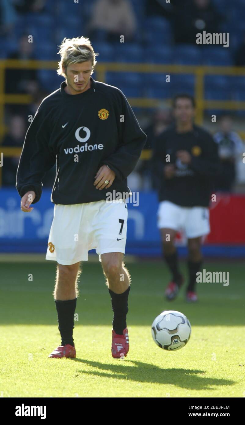 LONDON, United Kingdom, OCTOBER 19 David Beckham of Manchester United ...