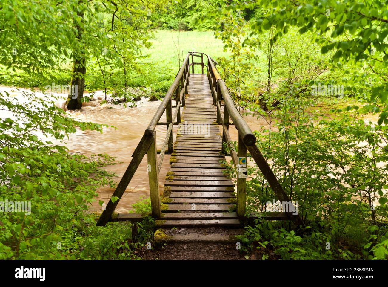 On the Hiking Trail Eifelsteig in the Eifel, Germany Stock Photo - Alamy