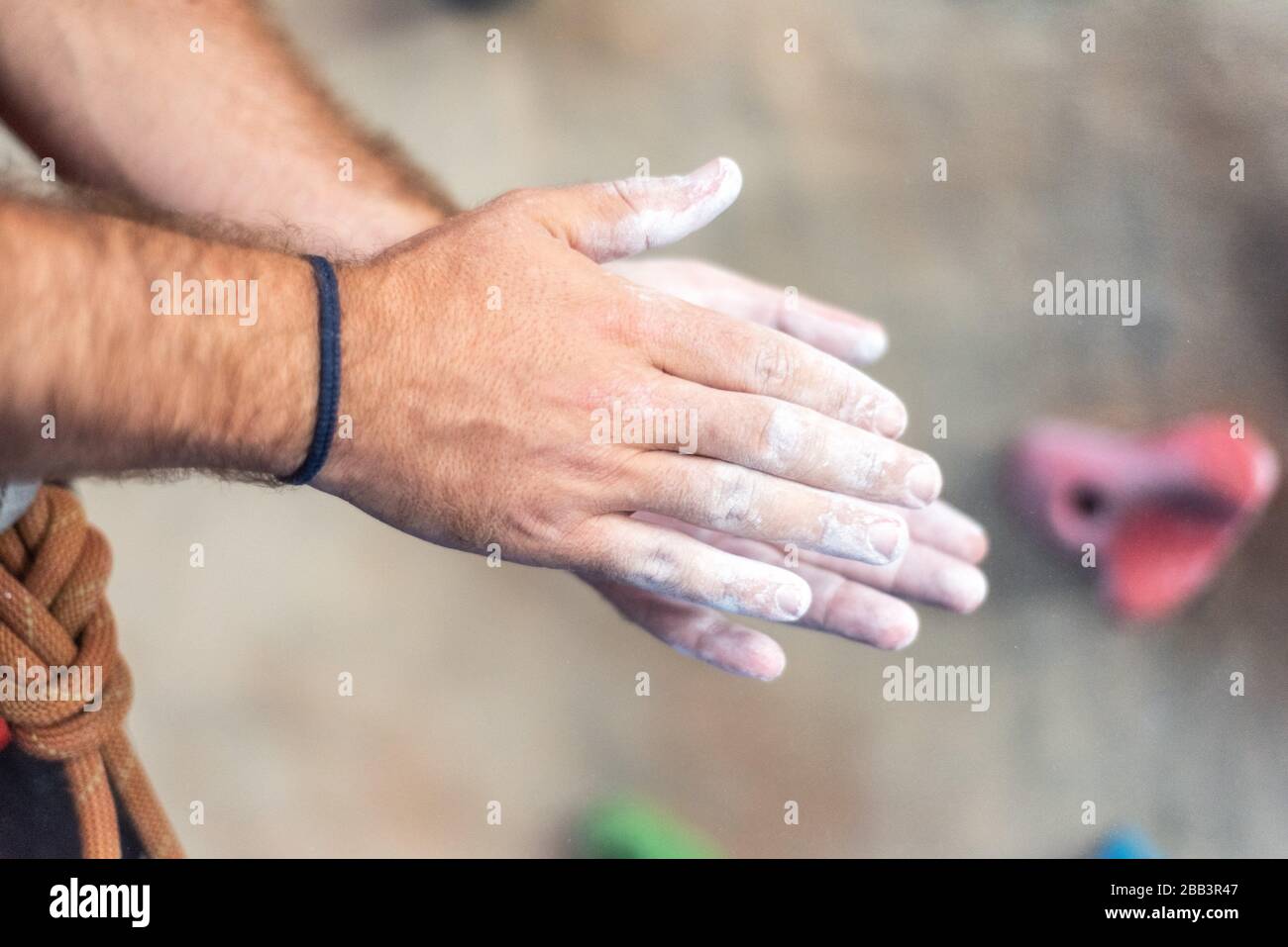 Climber hands hi-res stock photography and images - Alamy